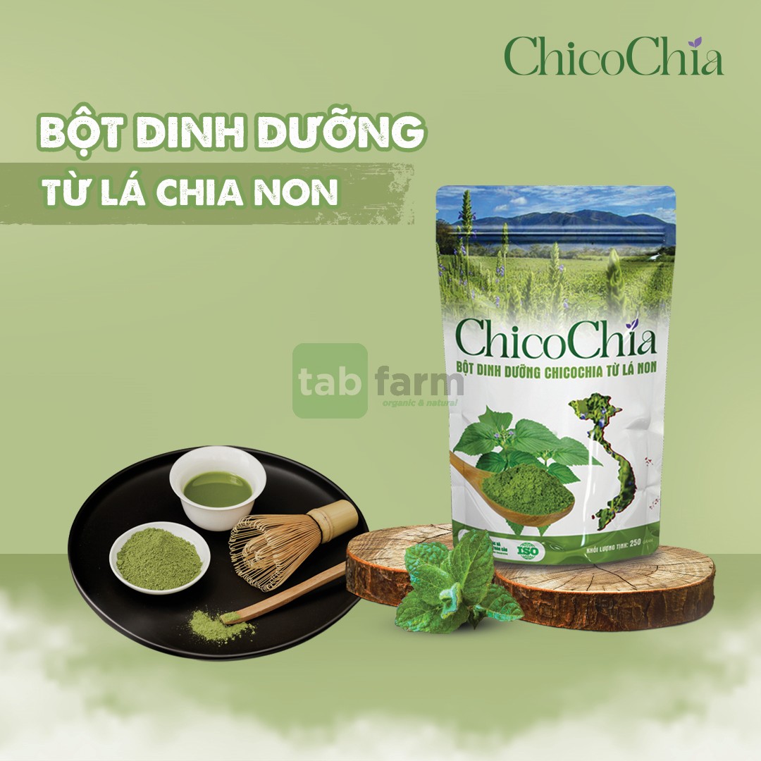 Bột Dinh Dưỡng Lá Non Cây Chia – Siêu Thực Phẩm Xanh